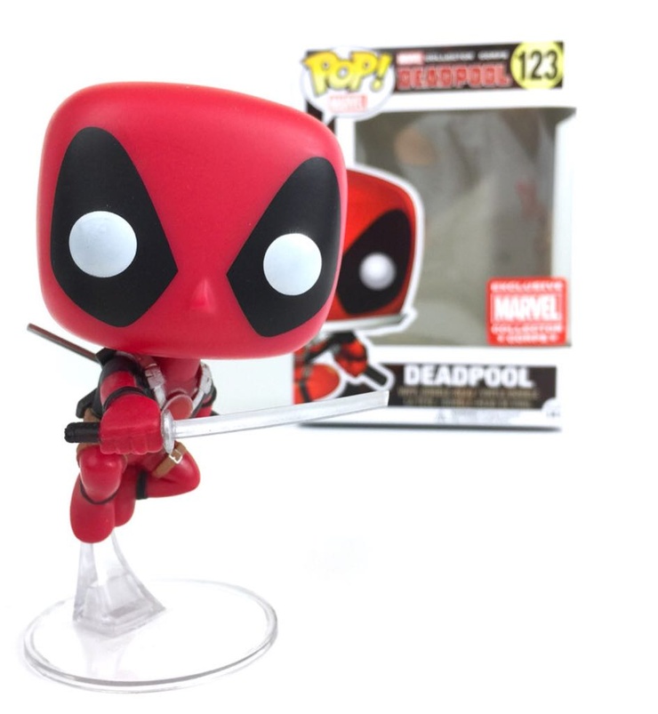 Image of Deadpool Pop! Vinyl: Deadpool Leaping Marvel Collector Corps ...