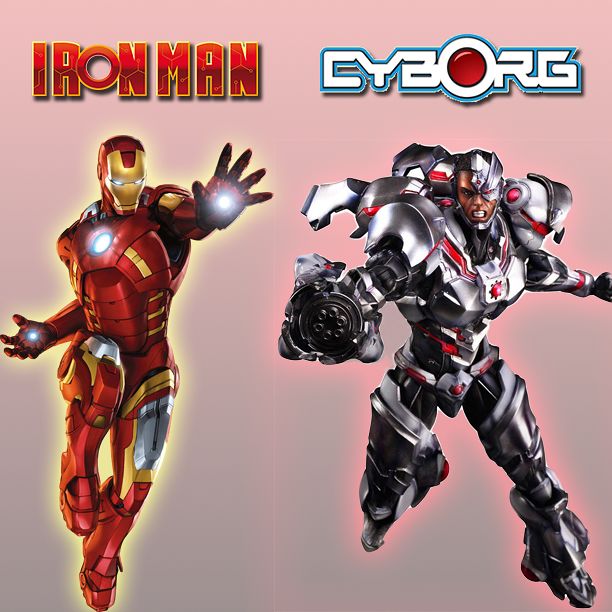 Cyborg Vs Iron Man