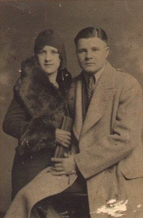 Charles "Pretty Boy" Floyd and his wife Ruby