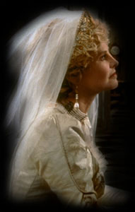 Gertrude's wedding dress