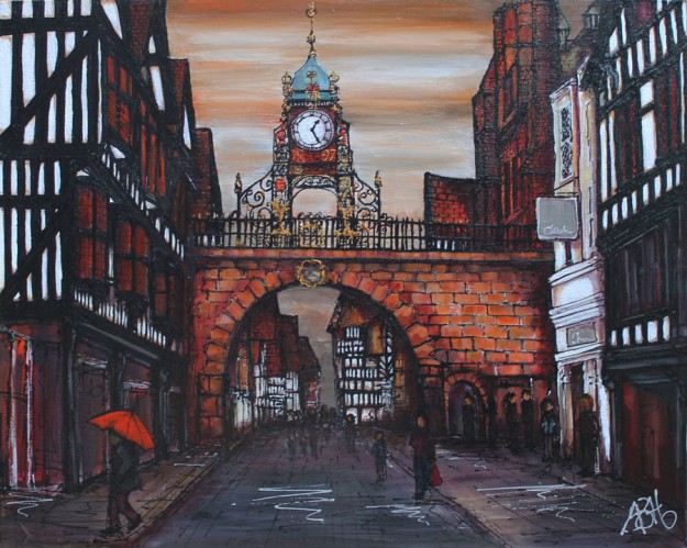 Chester Clock Tower by Sally Huntington
