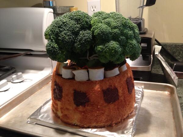 Broccoli Tree Cake