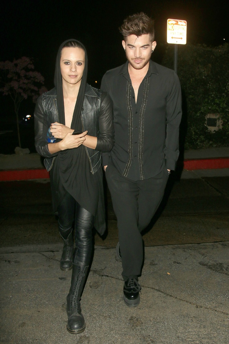 Karis Wilde and Adam Lambert