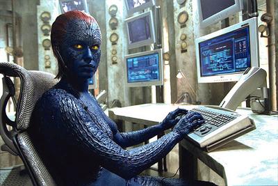 Picture of Raven / Mystique (Rebecca Romijn & Jennifer Lawrence)