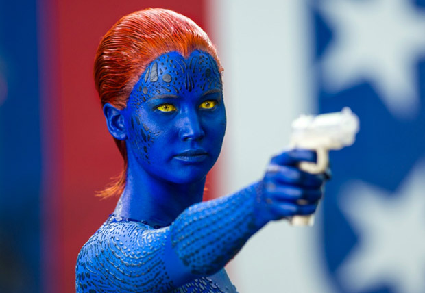 Picture of Raven / Mystique (Rebecca Romijn & Jennifer Lawrence)