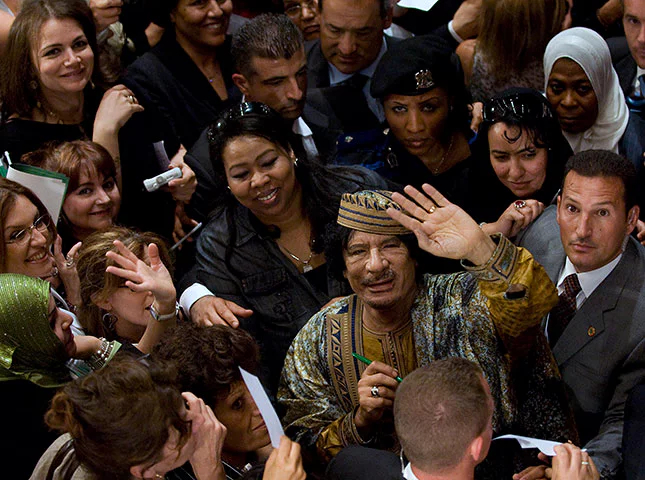 Picture of Muammar Gaddafi