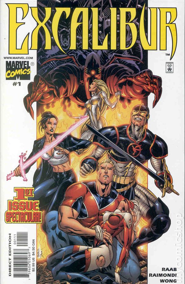 Excalibur (2001 2nd Series) #1-4 Marvel 2001