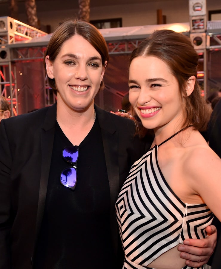 Megan Ellison and Emilia Clarke