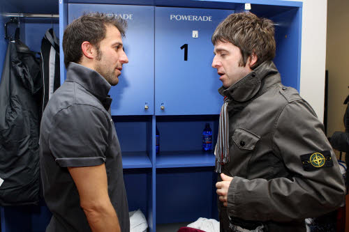 with Alessandro Del Piero
