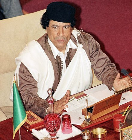 Picture of Muammar Gaddafi