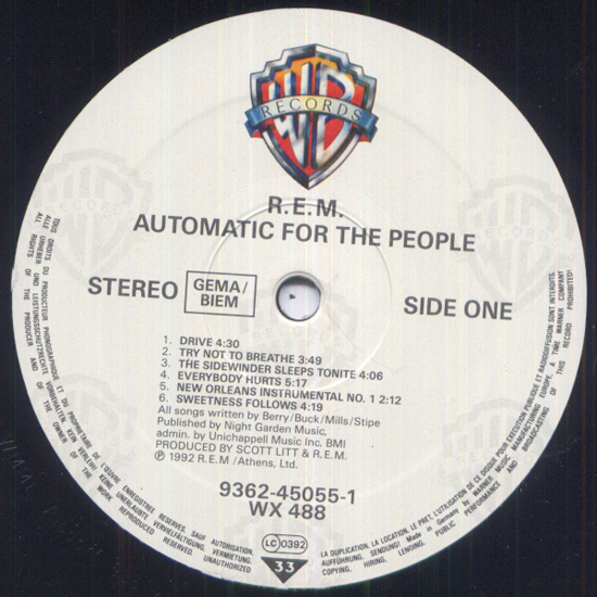 Picture of Automatic for the People