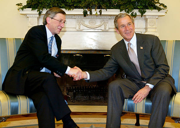 Jean-Claude Juncker, George Bush