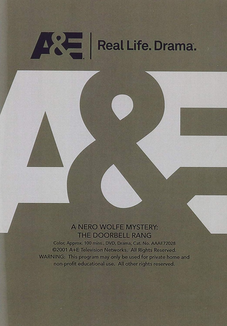 Picture of A Nero Wolfe Mystery: The Doorbell Rang