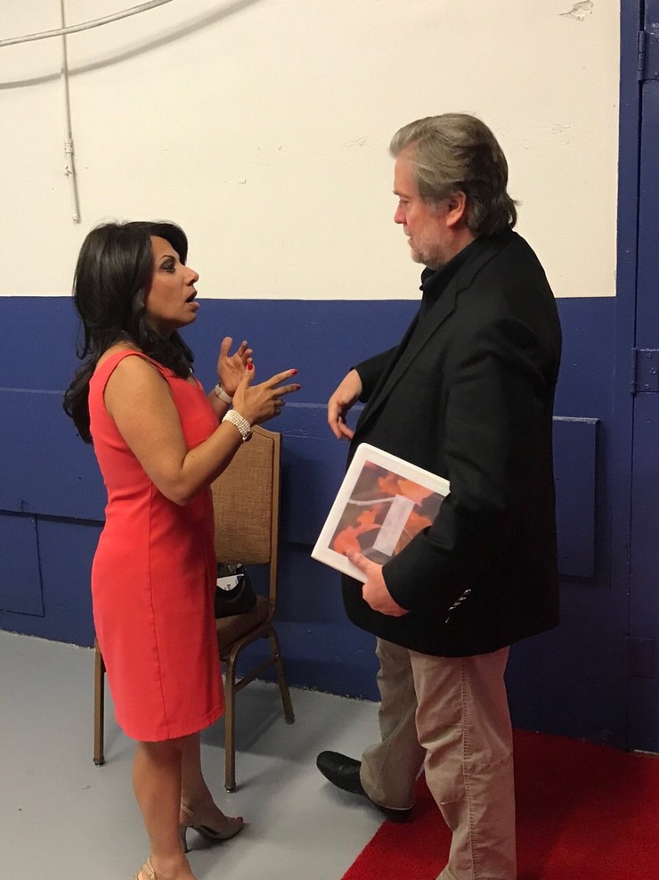 Brigitte Gabriel, Steve Bannon