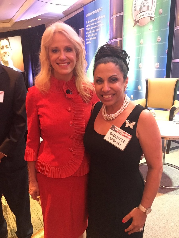 Kellyanne Conway, Brigitte Gabriel