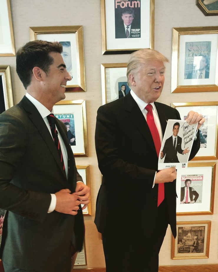 Jesse Watters, Donald Trump