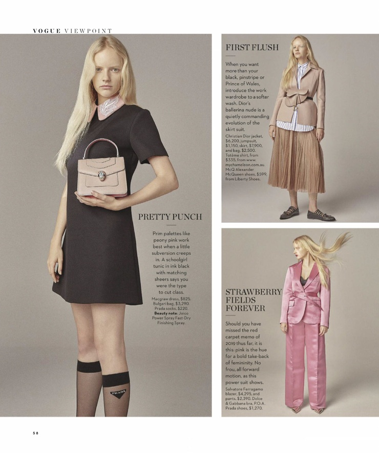 Vogue Australia April 2019