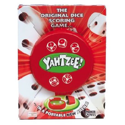 Picture of Yahtzee The Original Dice Scoring Game...in a Portable New Arena