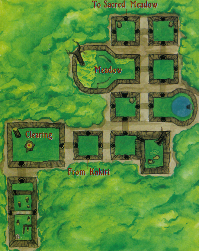 Ocarina Of Time Forest Temple Map at Rocio Clyde blog