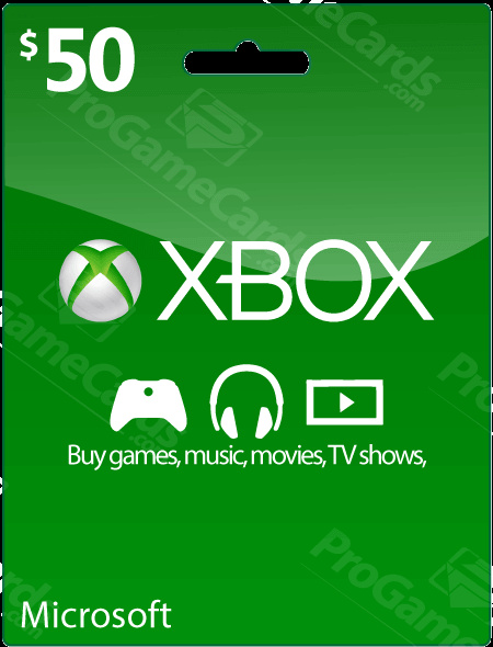 XBox Gift Card - $50