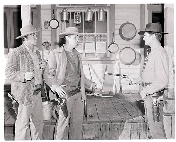 Lane Bradford, Mort Mills, Hugh O'Brian
