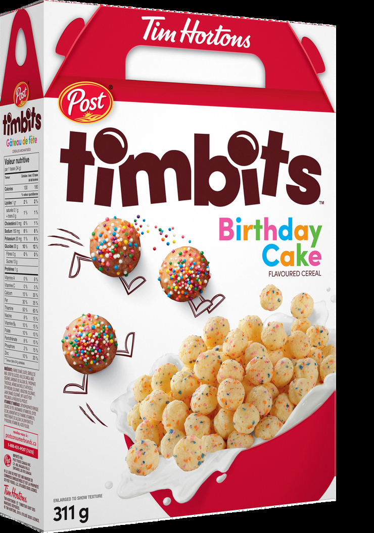 Picture of Timbits Cereal Birthday Cake