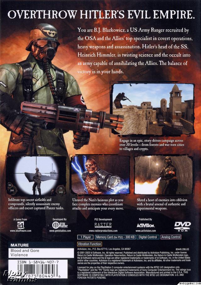 Picture of Return to Castle Wolfenstein: Operation Resurrection