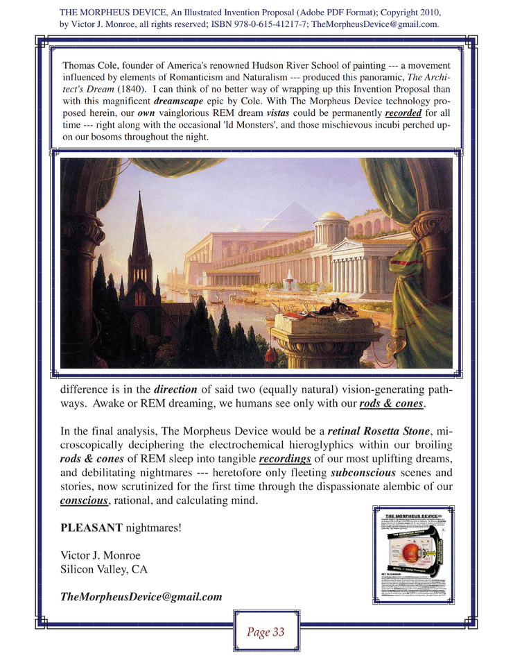 (Pg. 33 of 37) DREAM RECORDING DEVICE