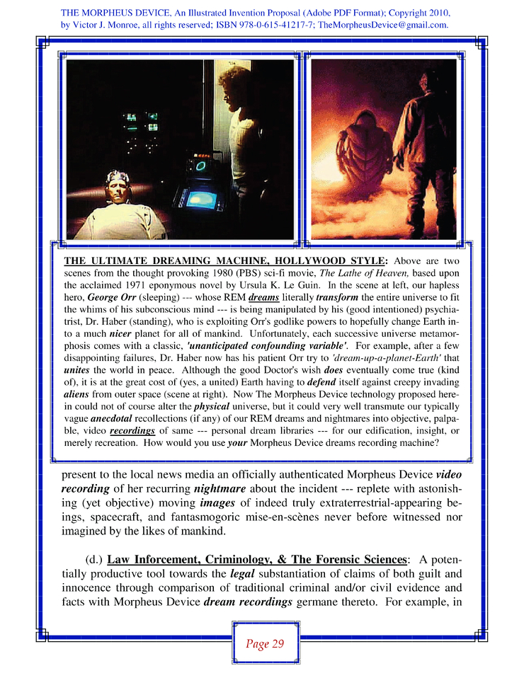 (Pg/ 29 of 37) DREAM RECORDING MACHINE