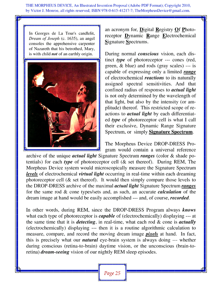 (Pg. 25 of 37) DREAM RECORDING INVENTION