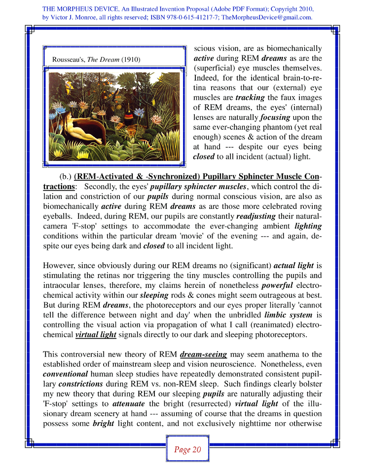 (Pg. 20 of 37) DREAM RECORDING MACHINE