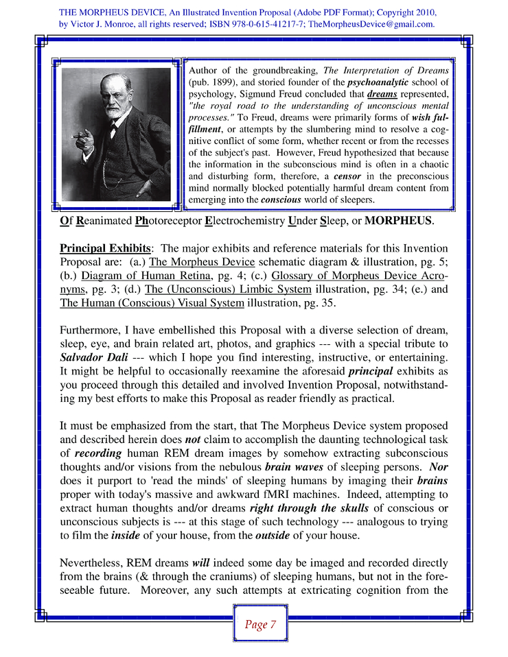 (Pg. 7 of 37) DREAM RECORDING INVENTION