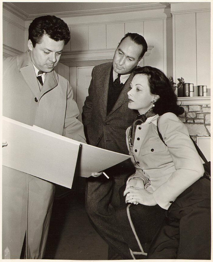 Perc Westmore, Hal Wallis, Hedy Lamarr
