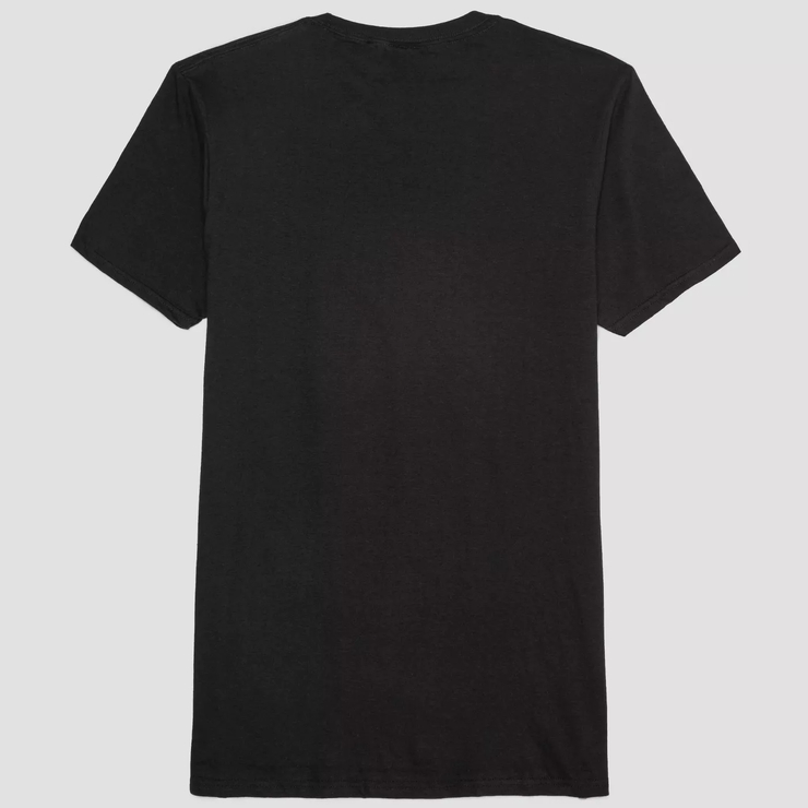 Image of Men's Stranger Things Short Sleeve Graphic T-Shirt Black Acid ...