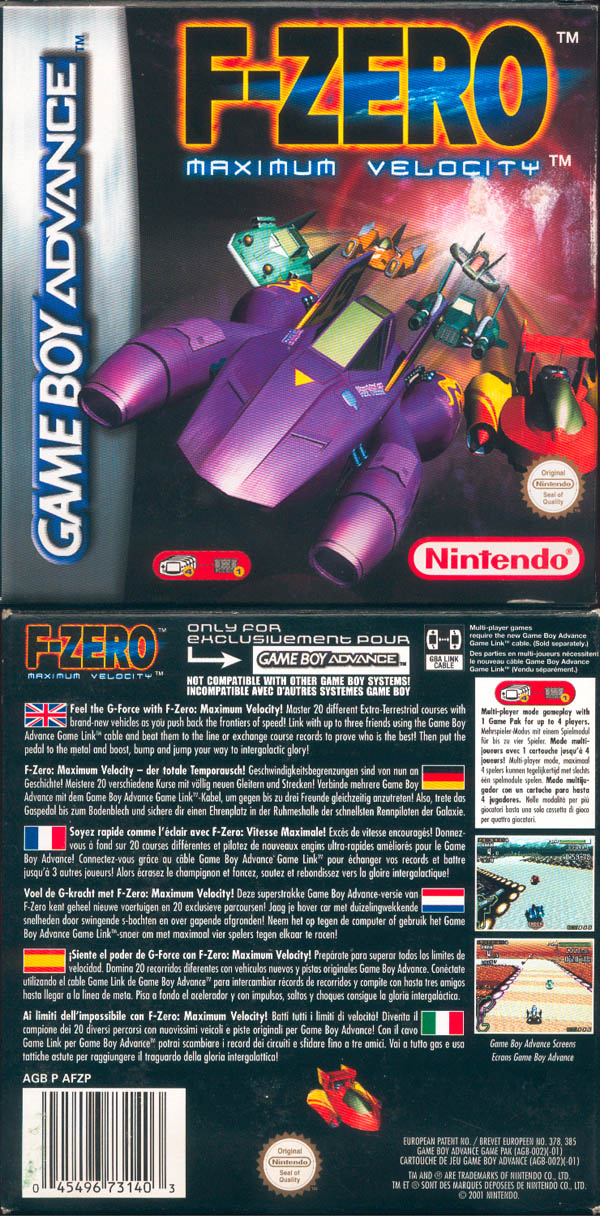 F Zero Maximum Velocity Cheats