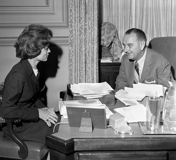 Nancy Dickerson, Lyndon B. Johnson