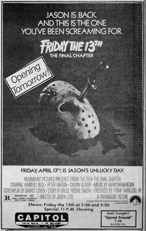 Picture of Friday the 13th Part IV: The Final Chapter