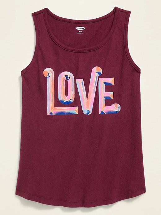 Graphic Tank Top for Girls image