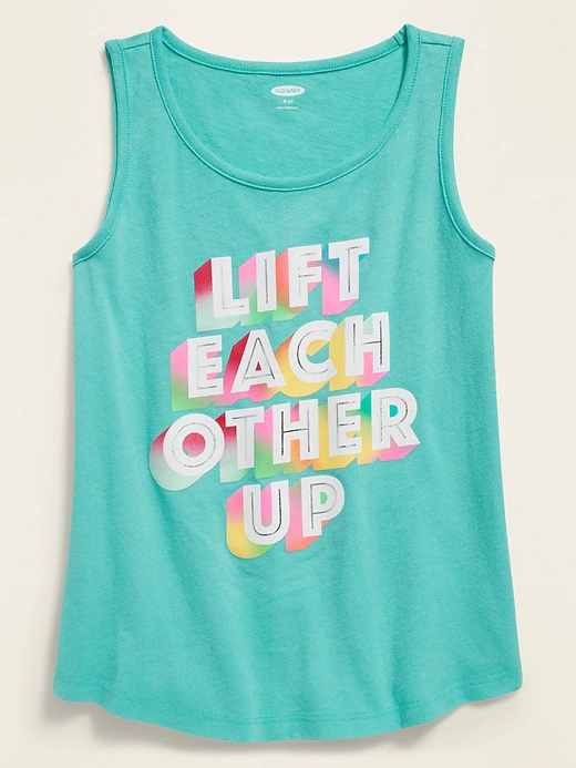 Image of Graphic Tank Top for Girls