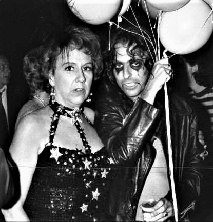 Jean Stapleton and Alice Cooper
