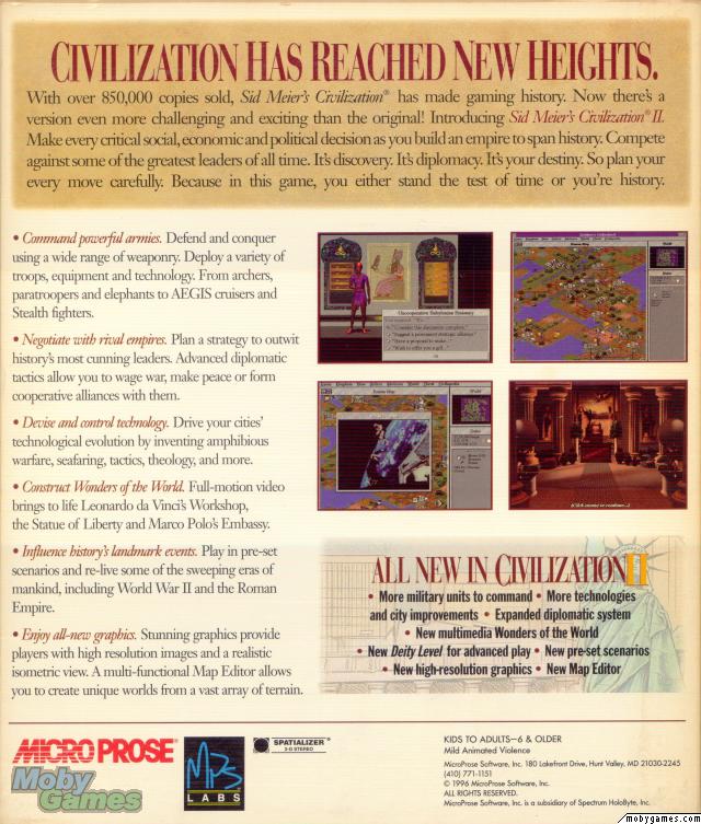 Picture of Sid Meier's Civilization II