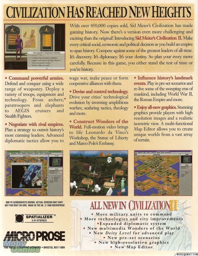 Picture of Sid Meier's Civilization II