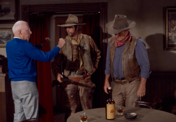 Howard Hawks, George Plimpton, John Wayne