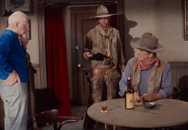 Howard Hawks, George Plimpton, John Wayne