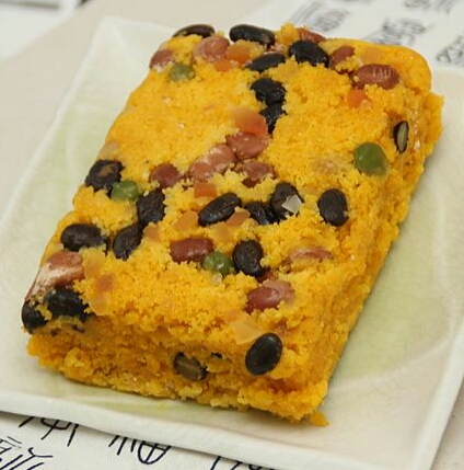 Korean pumpkin rice cake