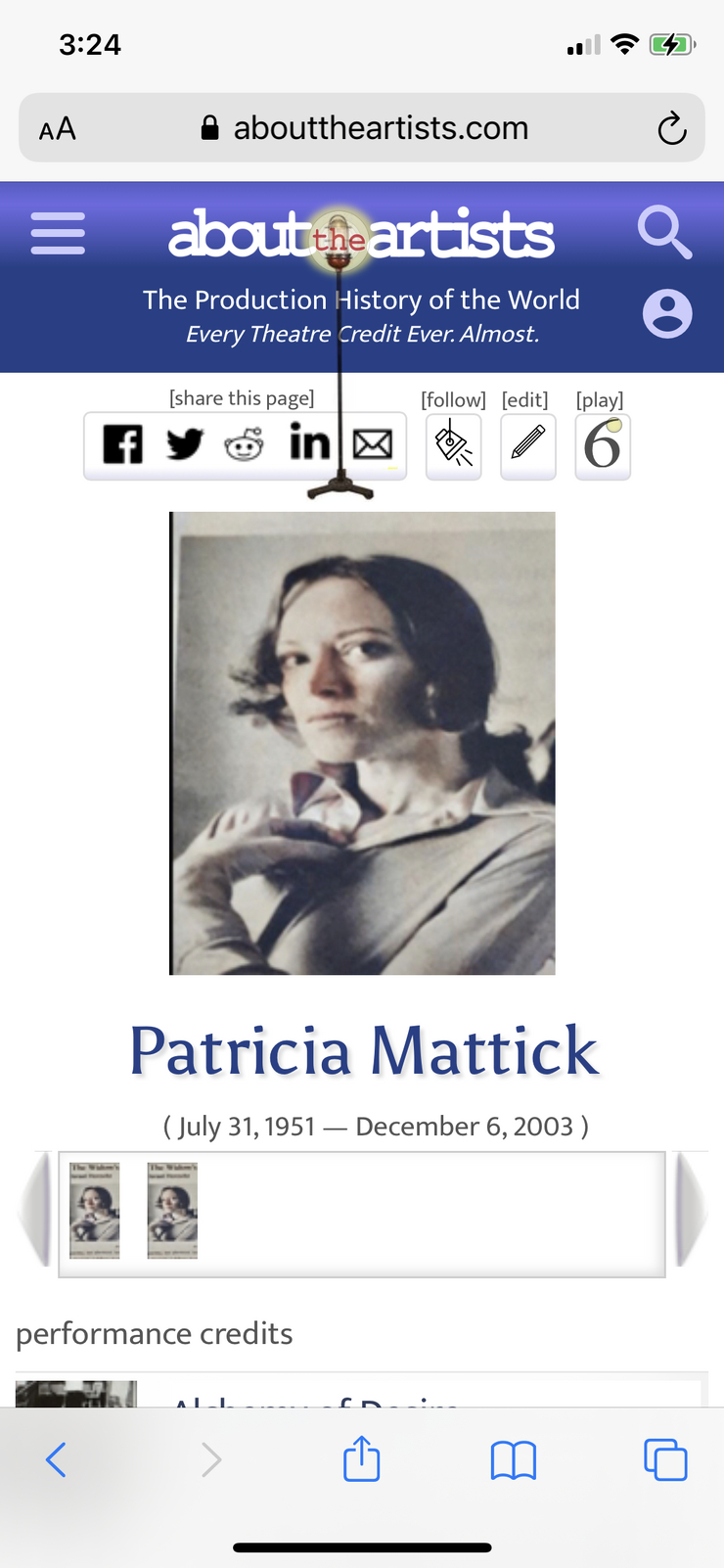 About the Artists website