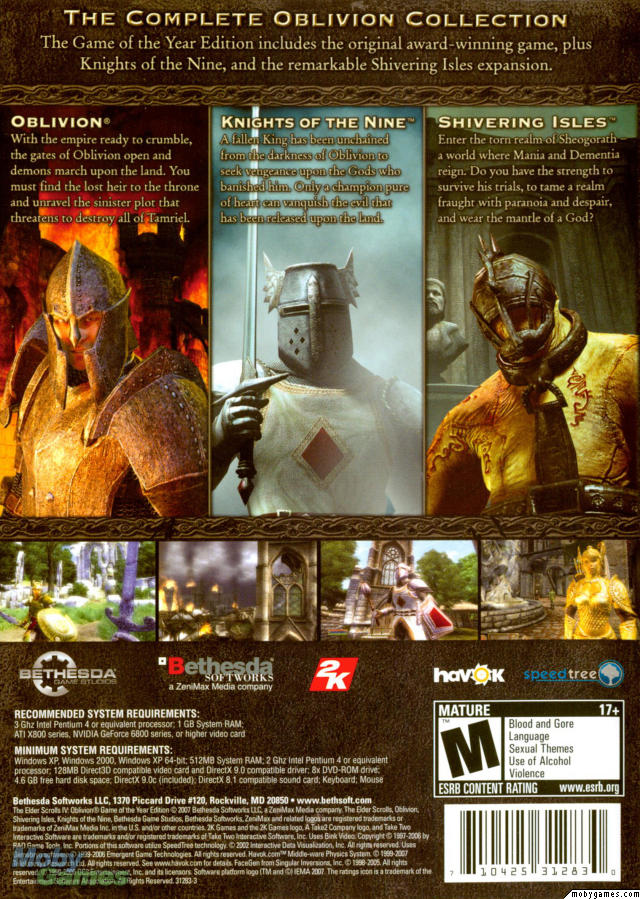 Picture of The Elder Scrolls IV: Oblivion - Game of the Year Edition