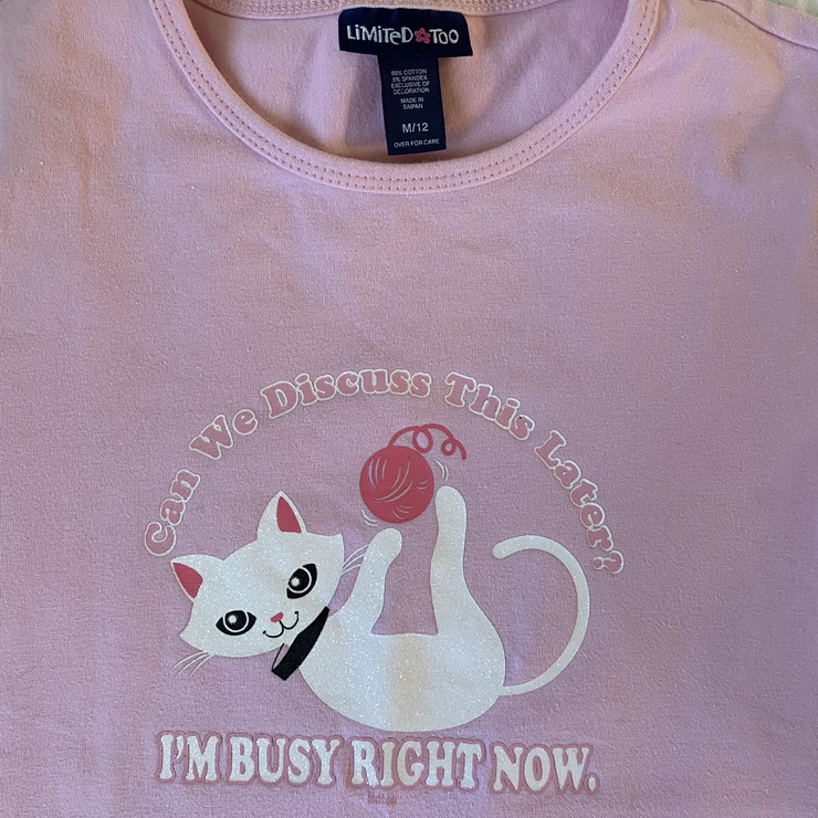 Crazy cute vintage Y2K baby tee from limited too. In... image