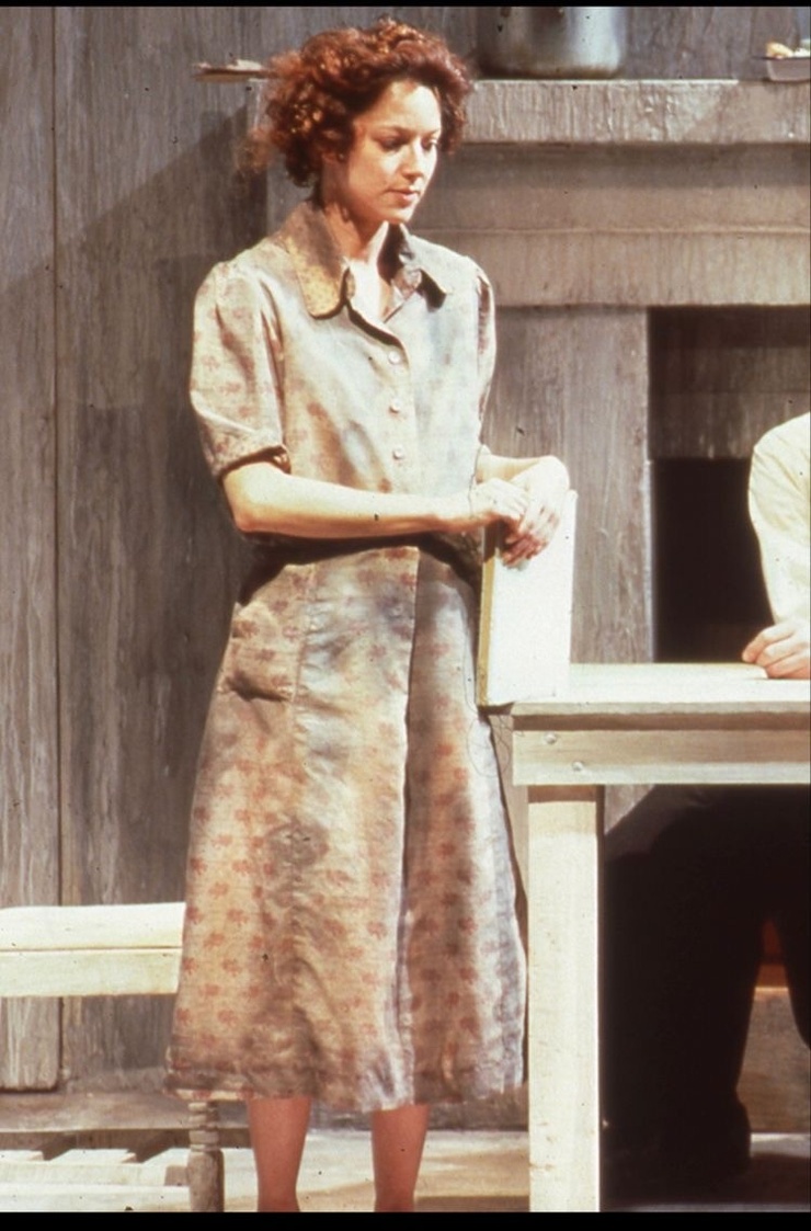 Patricia Mattick as Mae in the play "Mud"