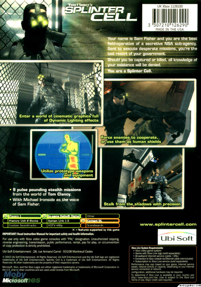Picture of Tom Clancy's Splinter Cell